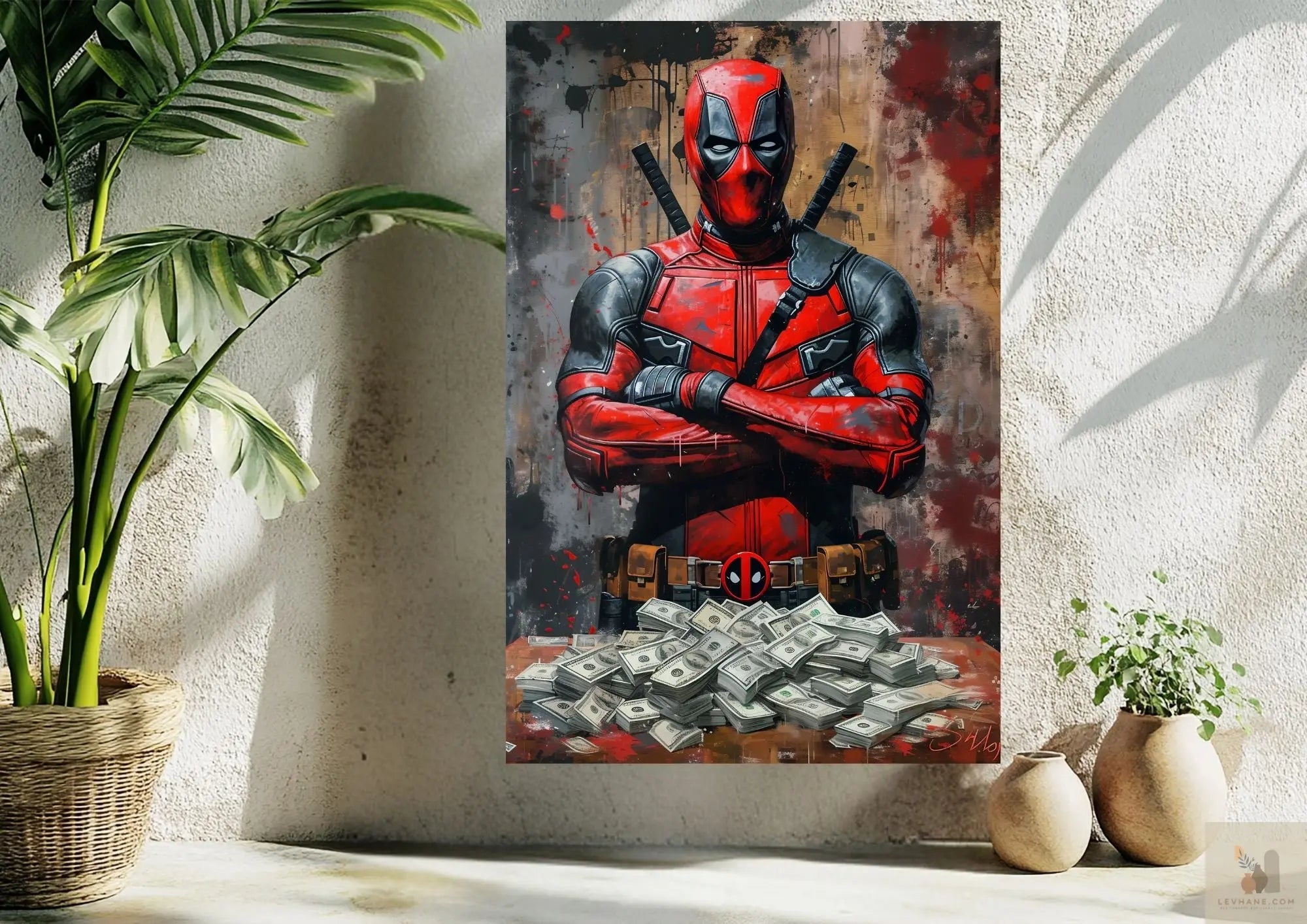DeadPool Metal Tablo - Levhane.com